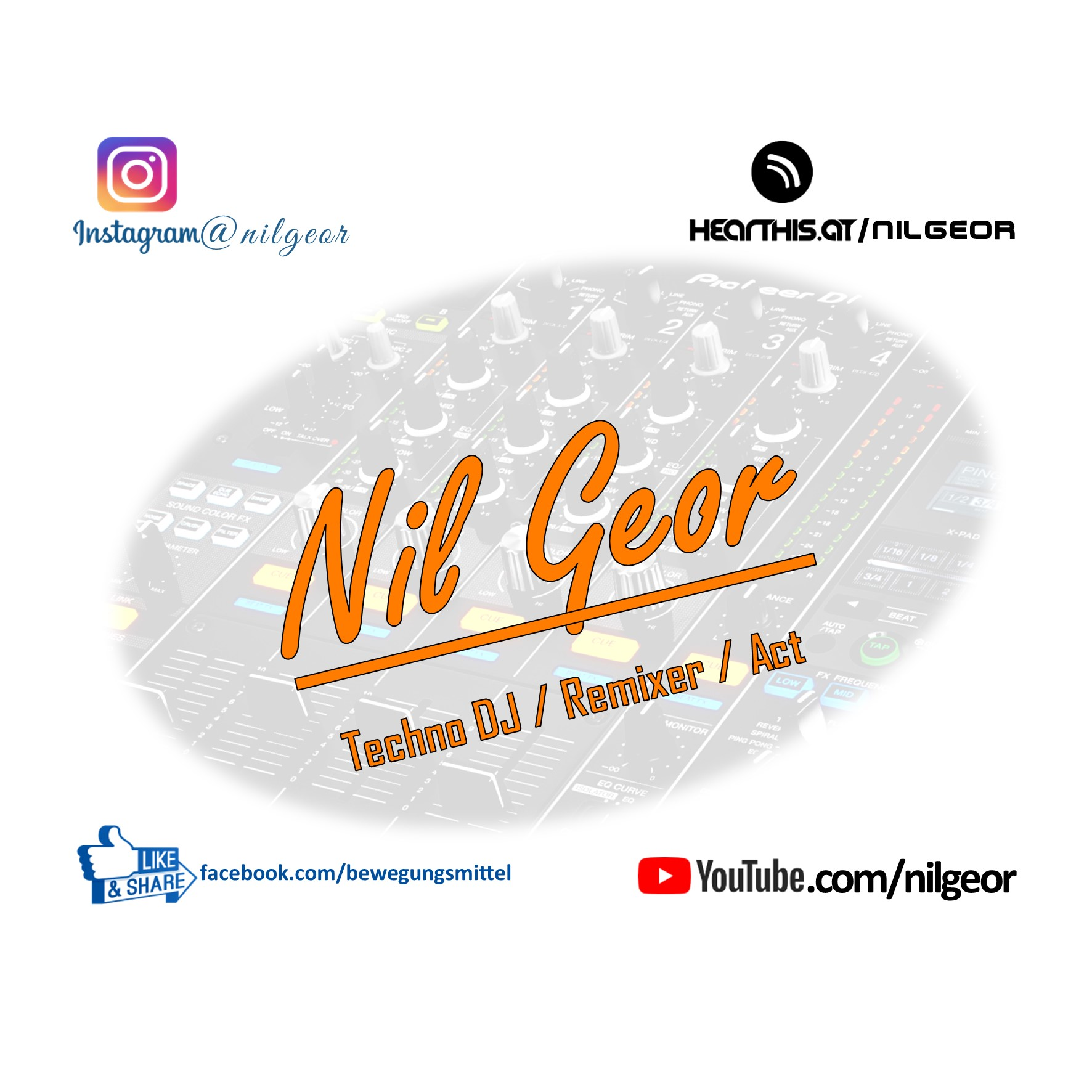 Home - Nil Geor (Official) - Techno DJ, Remixer, Producer, Act